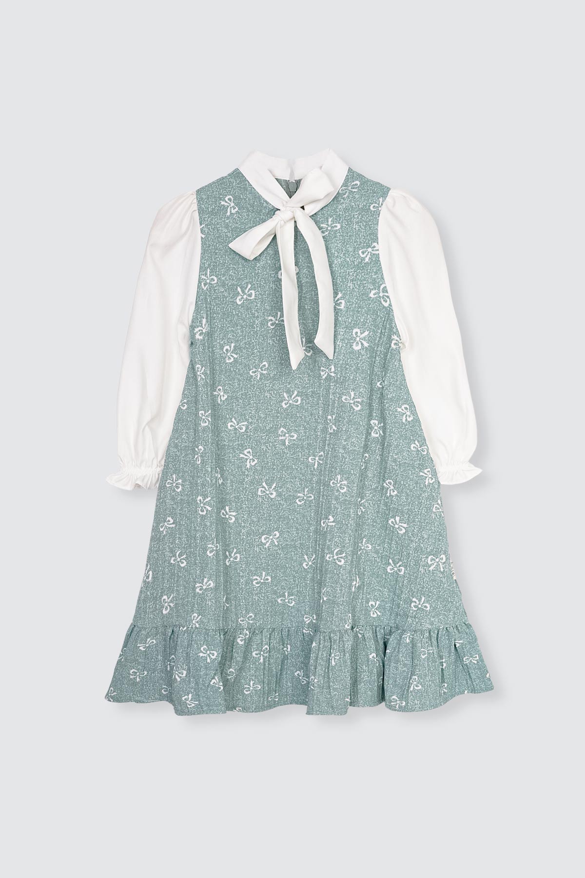 Inara Gamis Green | Kiddiposh | Official Set Anak Monami