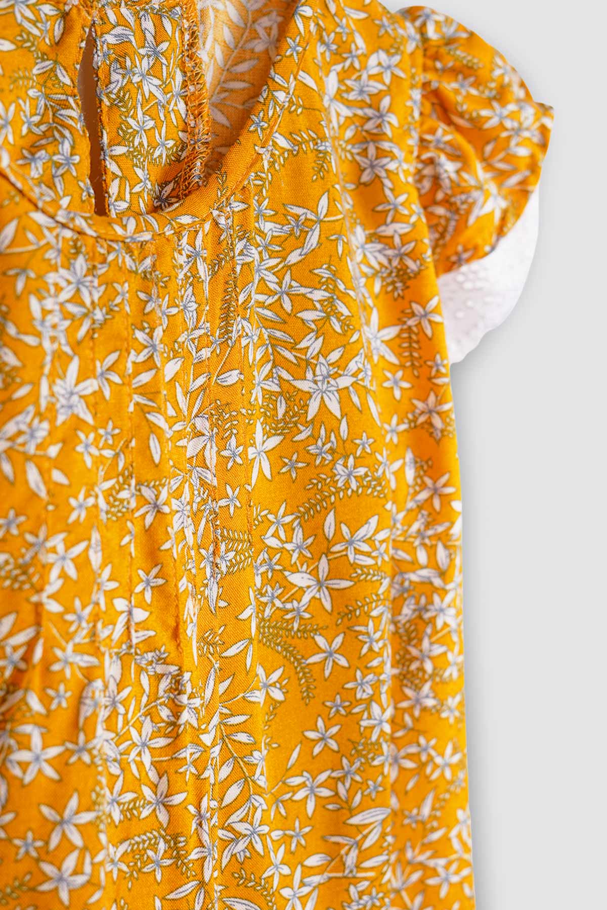 Whitney Dress Yellow Lilly | Kiddiposh | Official Dress Anak Lilly Bloom