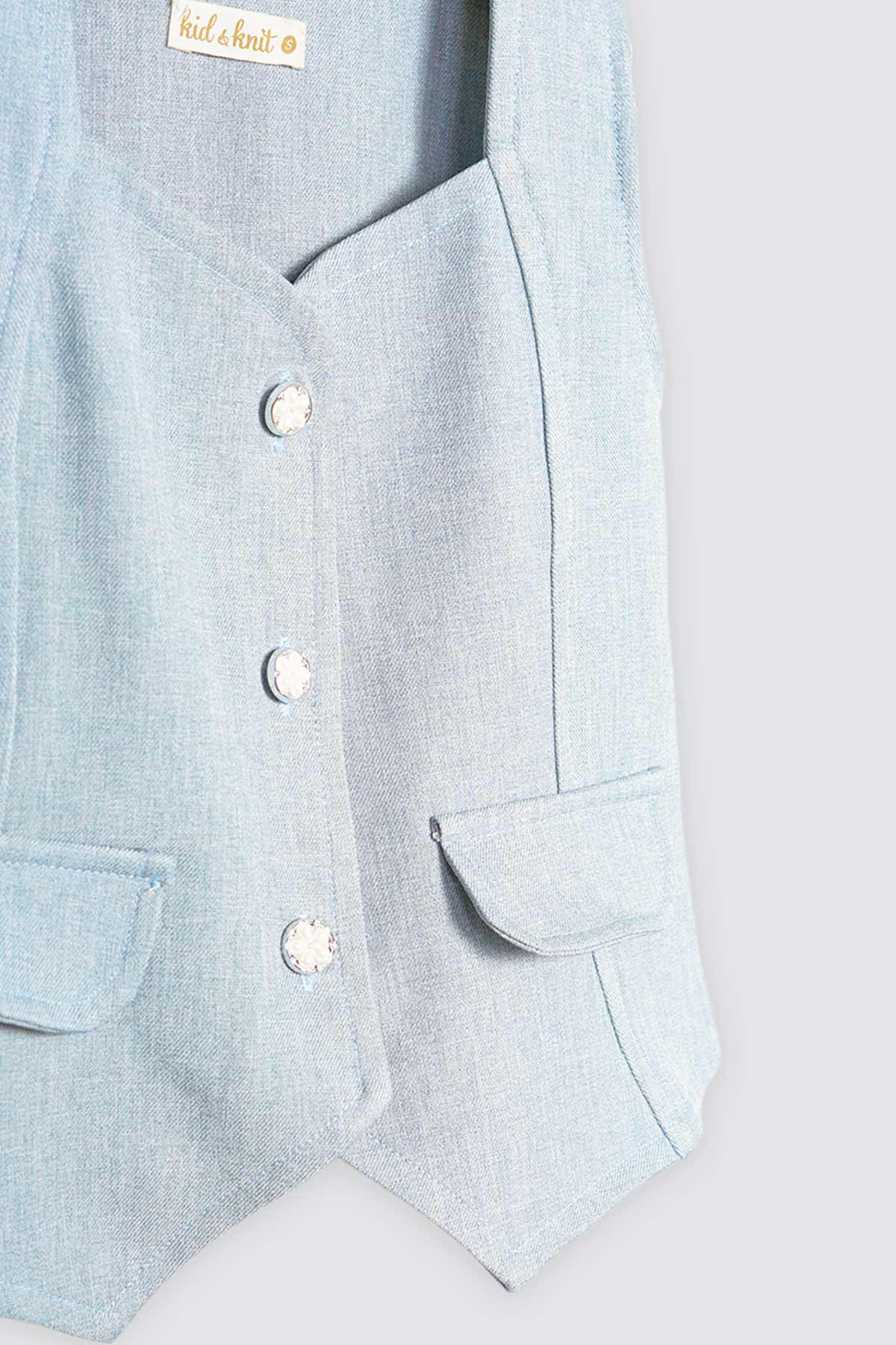 Monique Set Blue | Kiddiposh | Kid & Knit Official