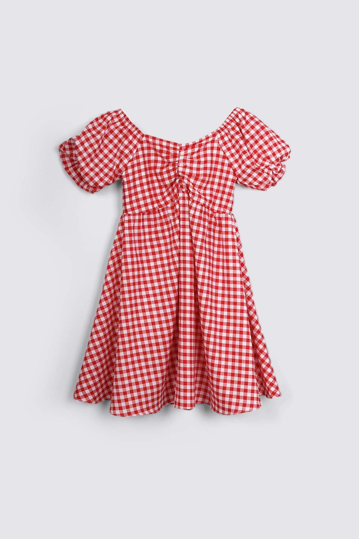 Poppy Dress Red Gingham | Kiddiposh