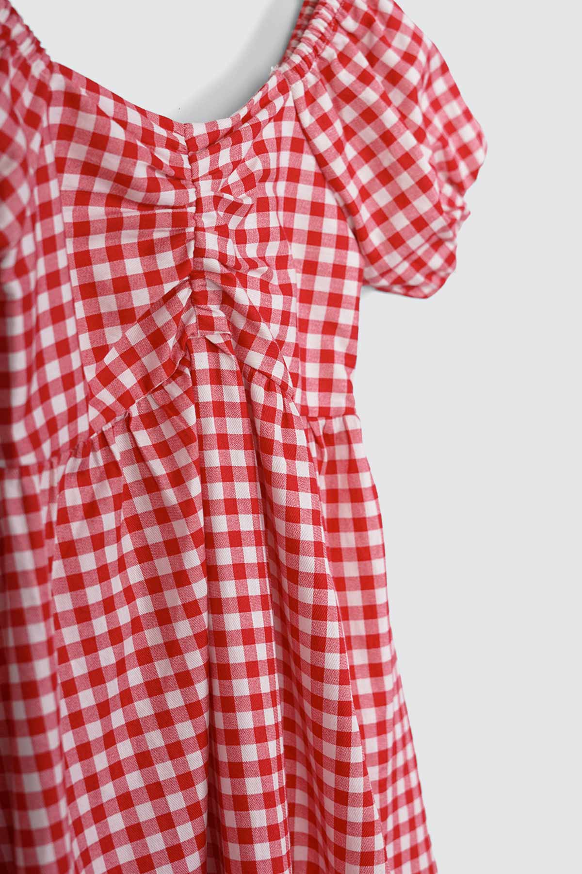 Poppy Dress Red Gingham | Kiddiposh