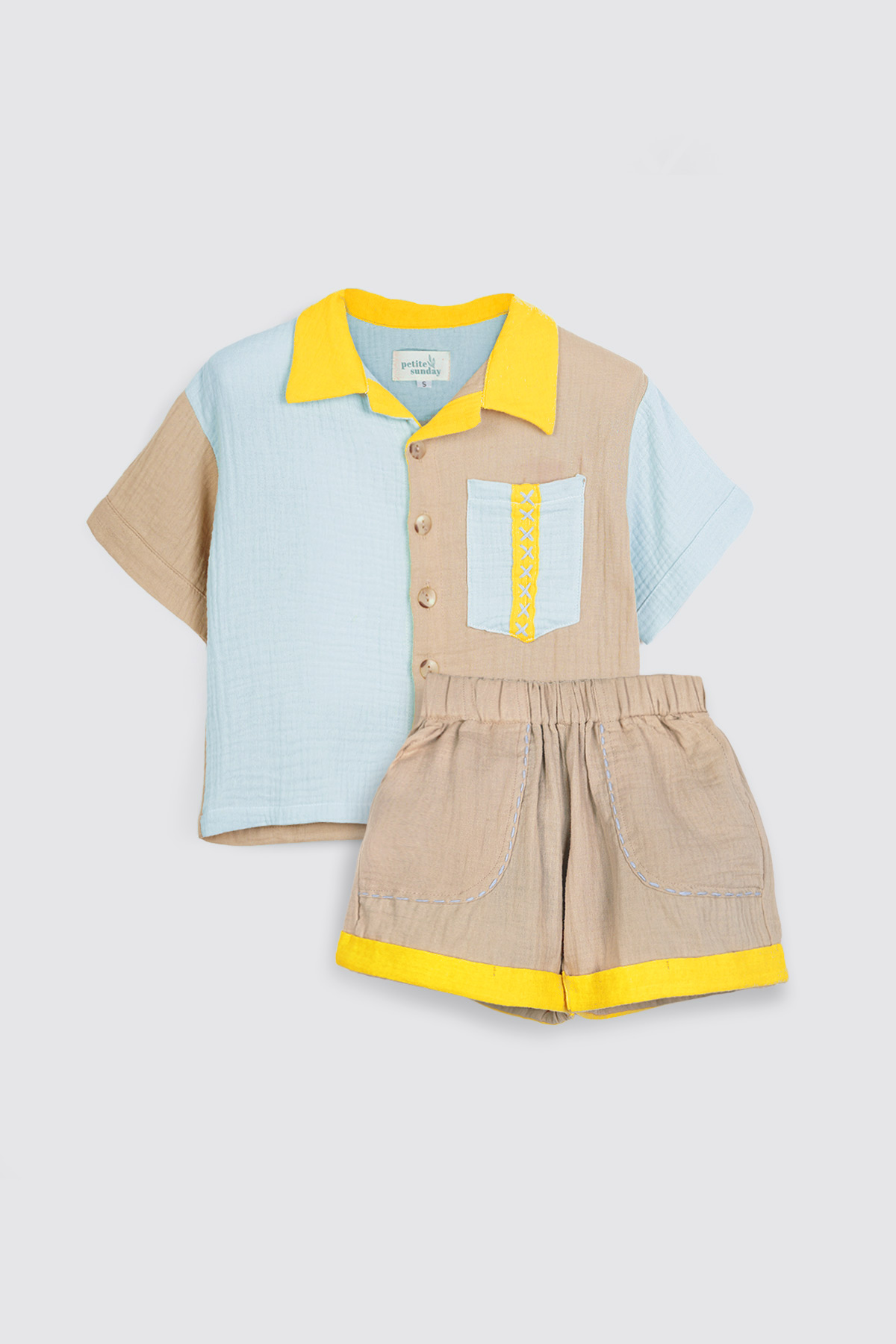 Casper Set Color Block | Kiddiposh