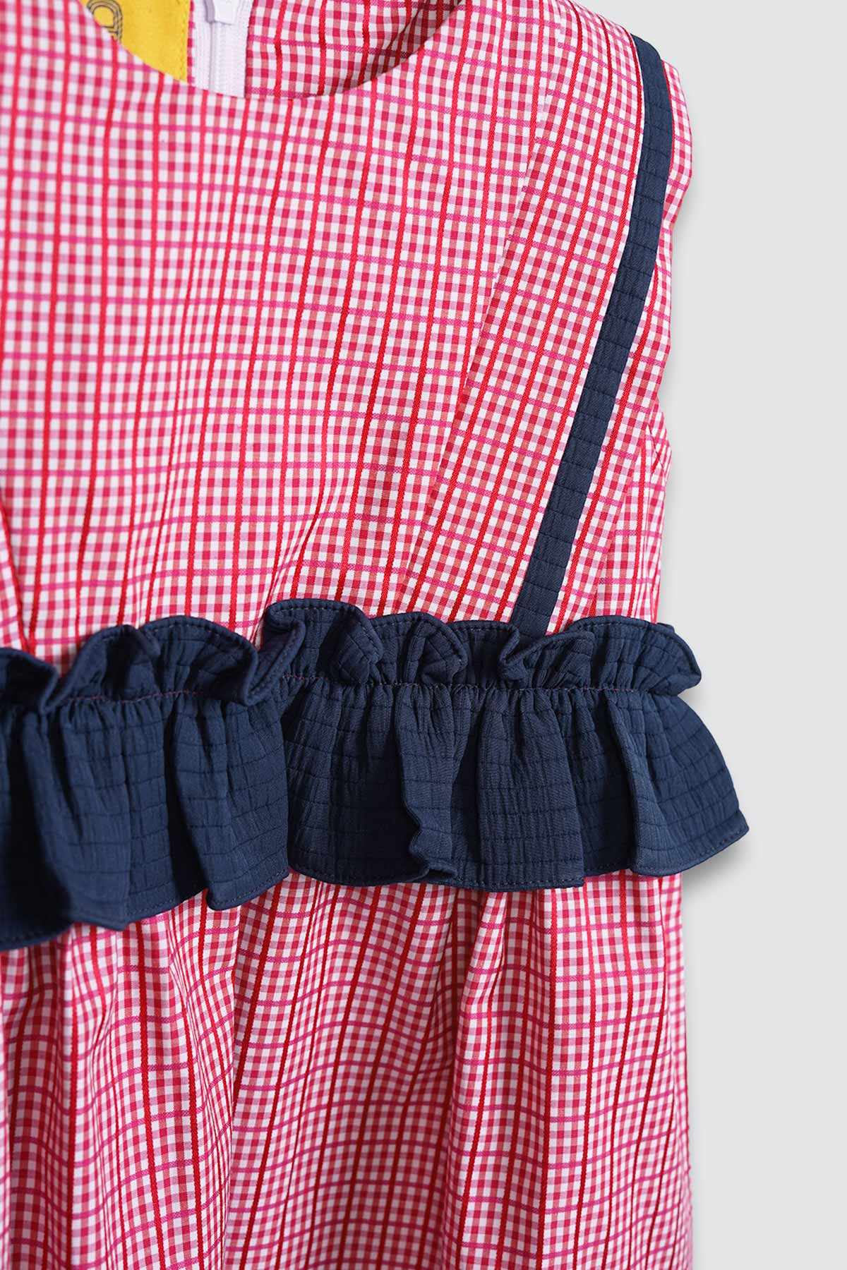 Berry Plaid Dress | Kiddiposh