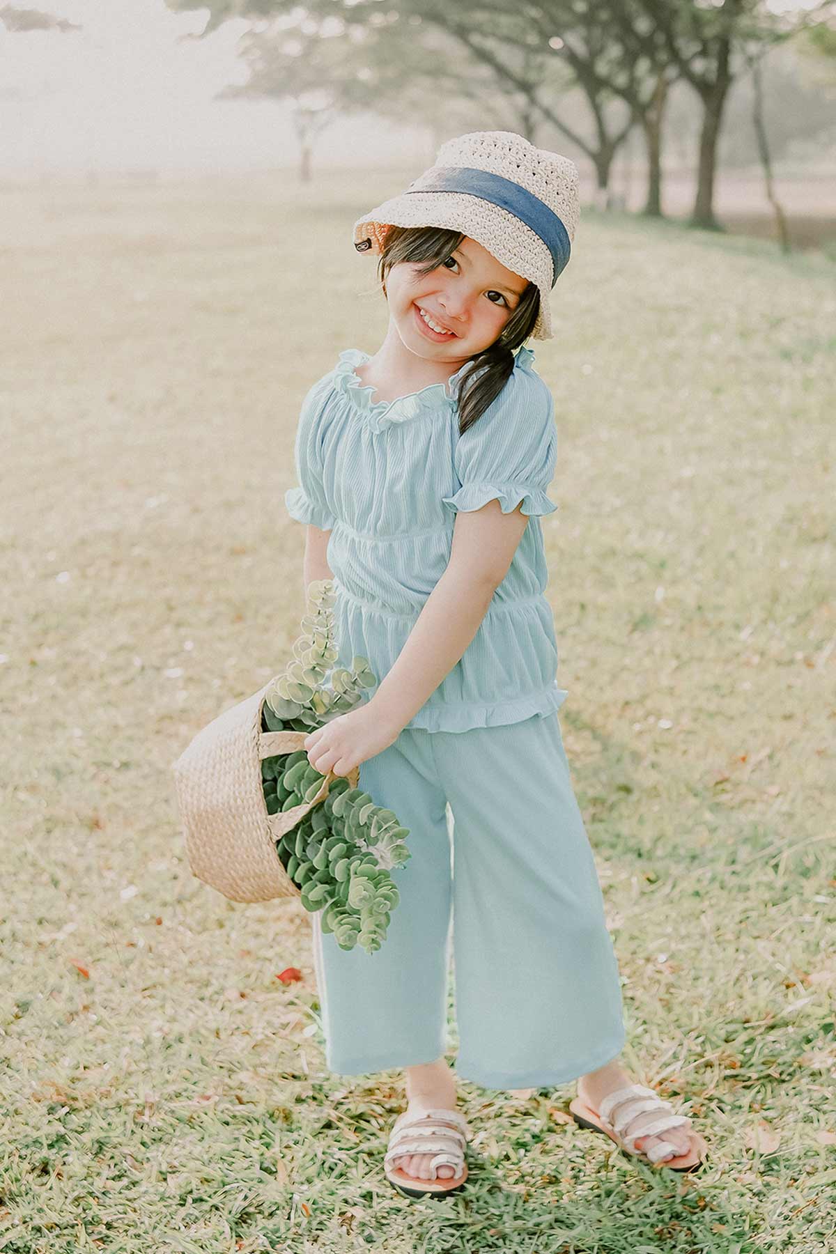 Fanya Set Baby Blue | Kiddiposh