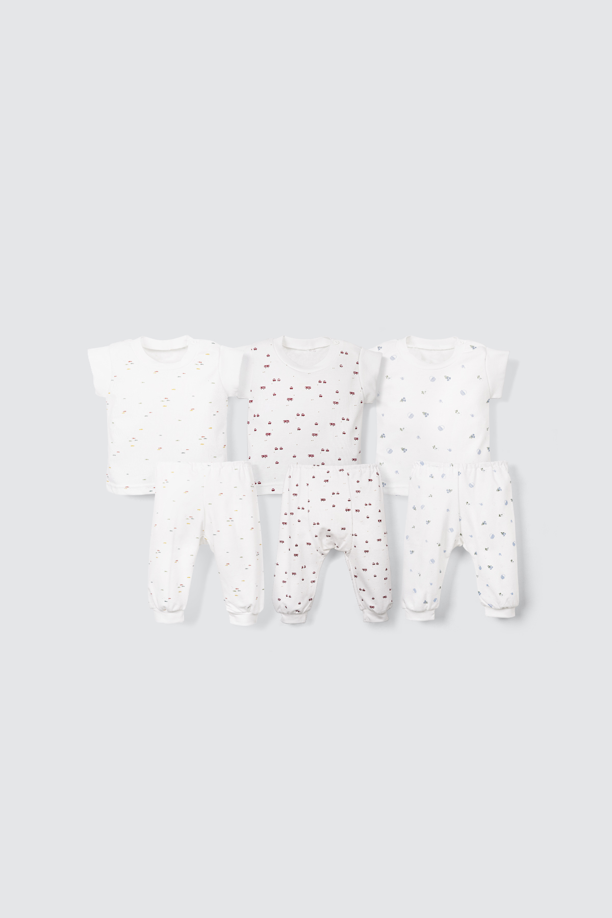 Kikipup Boys Stali Triplet Pack Fish Car Bluebells | Kiddiposh | Kikipup