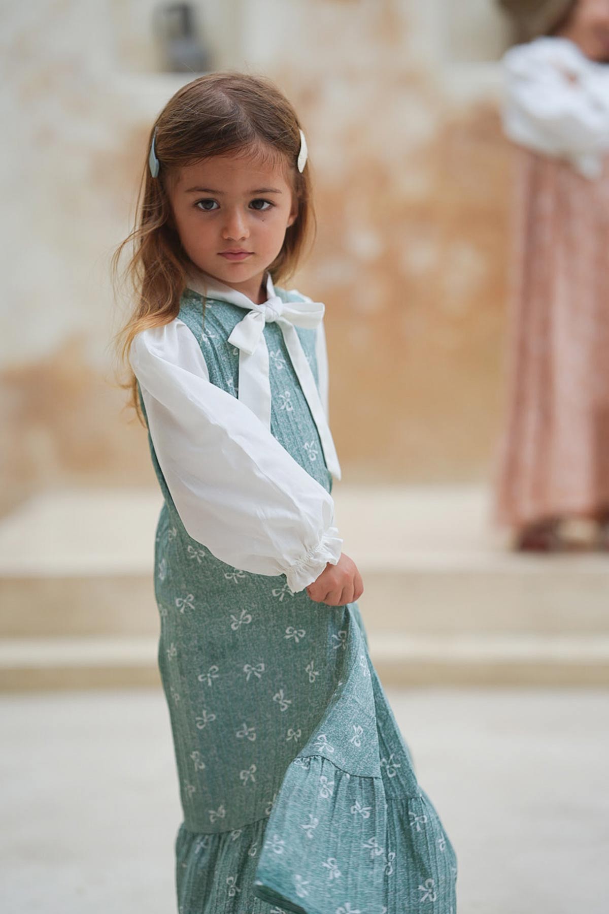 Inara Gamis Green | Kiddiposh | Official Set Anak Monami